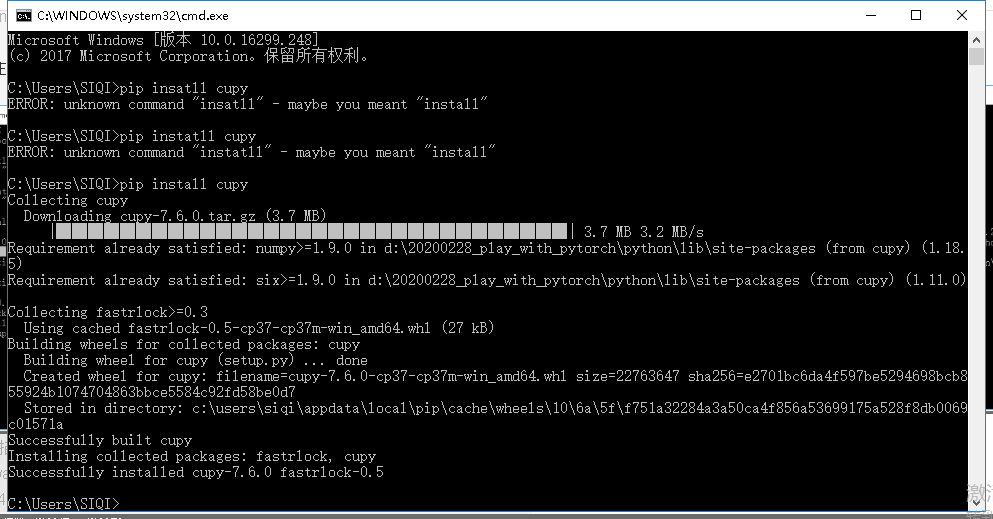 numpy矩阵计算GPU加速库：cupy_valueerror: non-scalar numpy.ndarray cannot be use-CSDN博客