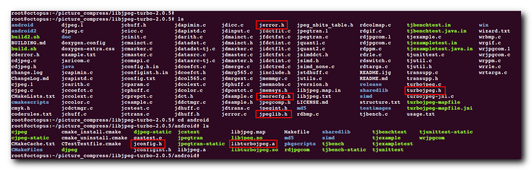 【Android 内存优化】libjpeg-turbo 函数库交叉编译与使用 ( 交叉编译脚本编写 | 函数库头文件拷贝 | 构建脚本配置 | Android Studio 测试函数库 ...