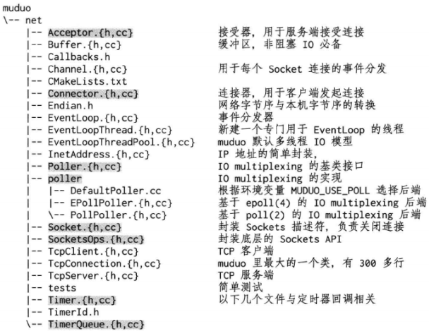 muduo网络库：18---muduo简介之（muduo库的由来、编译安装、目录结构、代码结构、线程模型）_木铎库源码-CSDN博客