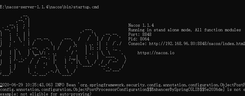 Nacos启动: com.mysql.jdbc.exceptions.jdbc4.MySQLSyntaxErrorExceptionTable nacos_config.config_inf ...