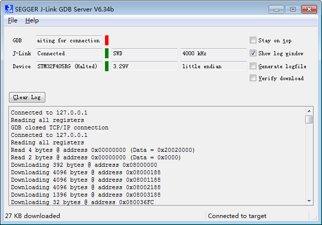 Clion +Jlink GDB Server + Openocd+arm-none-eabi调试成功_clion+jlink-CSDN博客