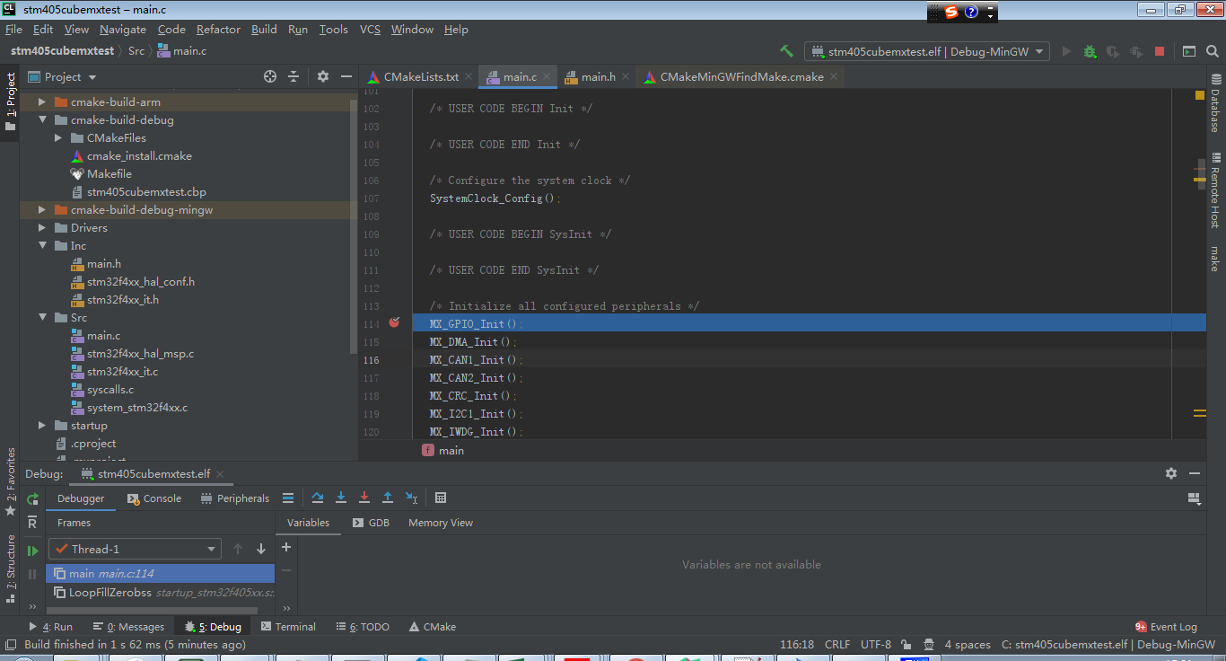 Clion +Jlink GDB Server + Openocd+arm-none-eabi调试成功_clion+jlink-CSDN博客