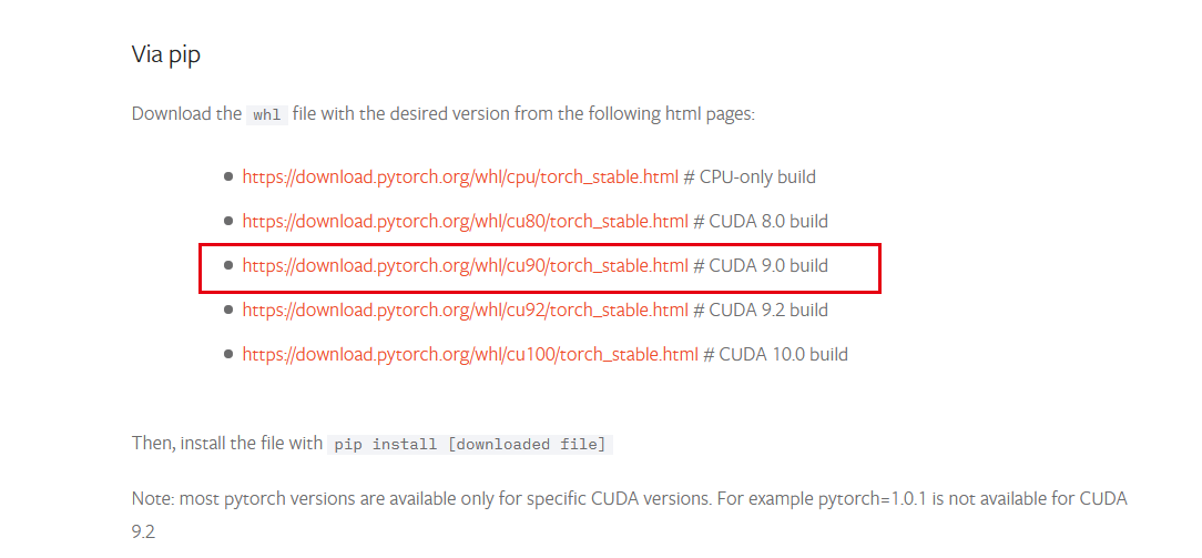 （在pytorch首页找不到对应的版本时）pytorch安装pytorch官网上找不到cuda版本的pytorch Csdn博客
