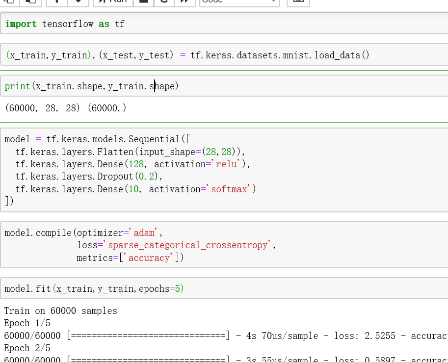 Handwritten digit recognition (mnist) learning record, tensorflow - Programmer Sought