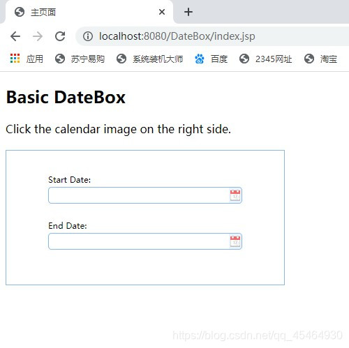 Easyui之datebox日期输入框easyui Datebox Csdn博客