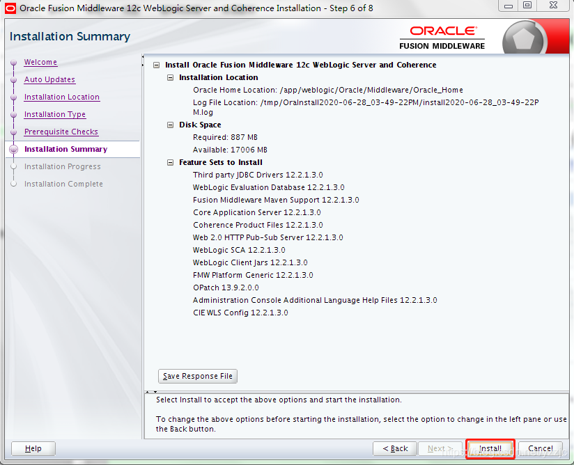 Linux环境安装weblogic12 2 1 3 0详解 Linux 安装weblogic12 2 1 3 Csdn博客