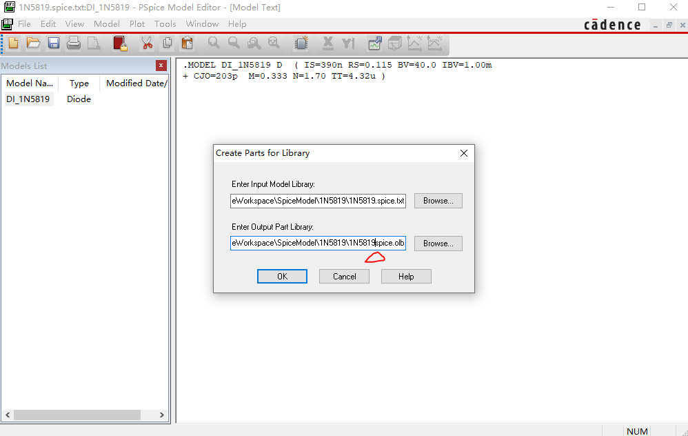 利用Cadence软件中的Model Editor工具和元器件的模型文本文件创建Spice模型-CSDN博客