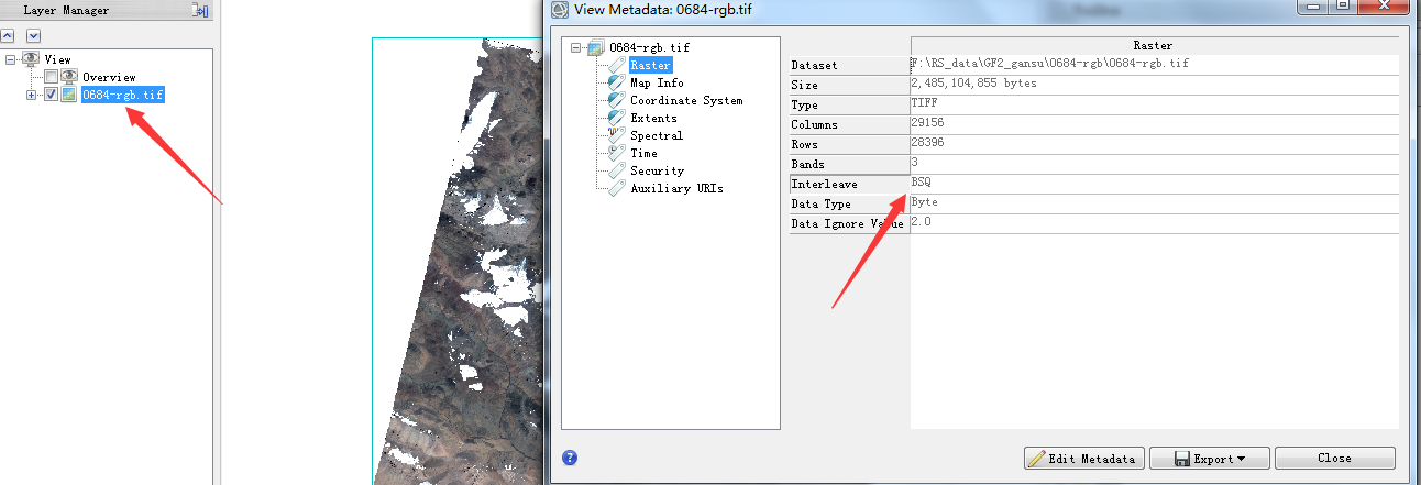 ENVI BSQ转BIL或者BIP_convert interleave-CSDN博客
