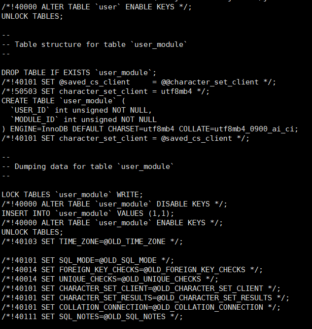 mysqldump迁移数据库报错 40101_mysqldump 40101-CSDN博客