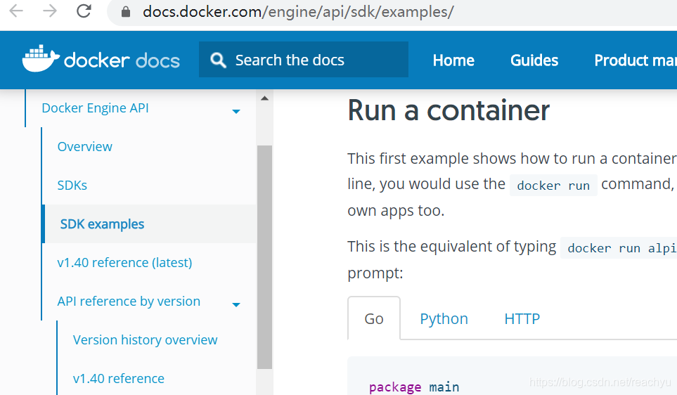 Docker Sdk使用一 Golang实现pull镜像创建容器等操作golang Docker Sdk Csdn博客