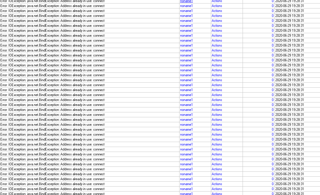 loadrunner测试时socket异常：java.net.ConnectException: Connection refused，Connection timed out:connect ...