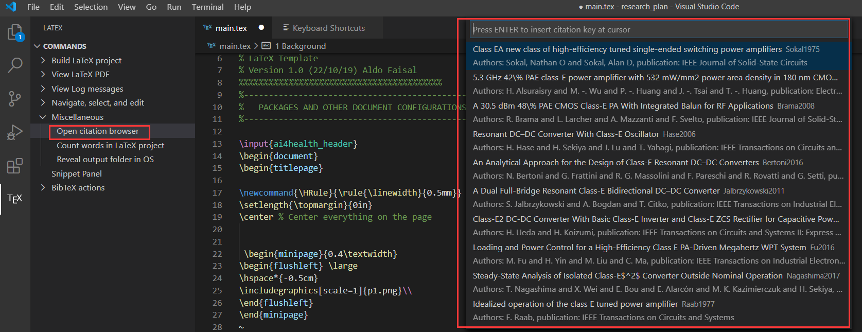 Windows 下最舒服的tex编辑环境——VS code latex和JabRef的完美结合_jabref怎么搭配vscode latex-CSDN博客