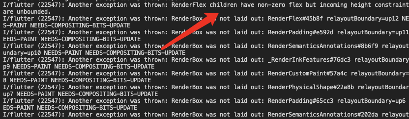 flutter问题之Another ... RenderFlex children have non-zero flex but incoming height解决记录_another ...