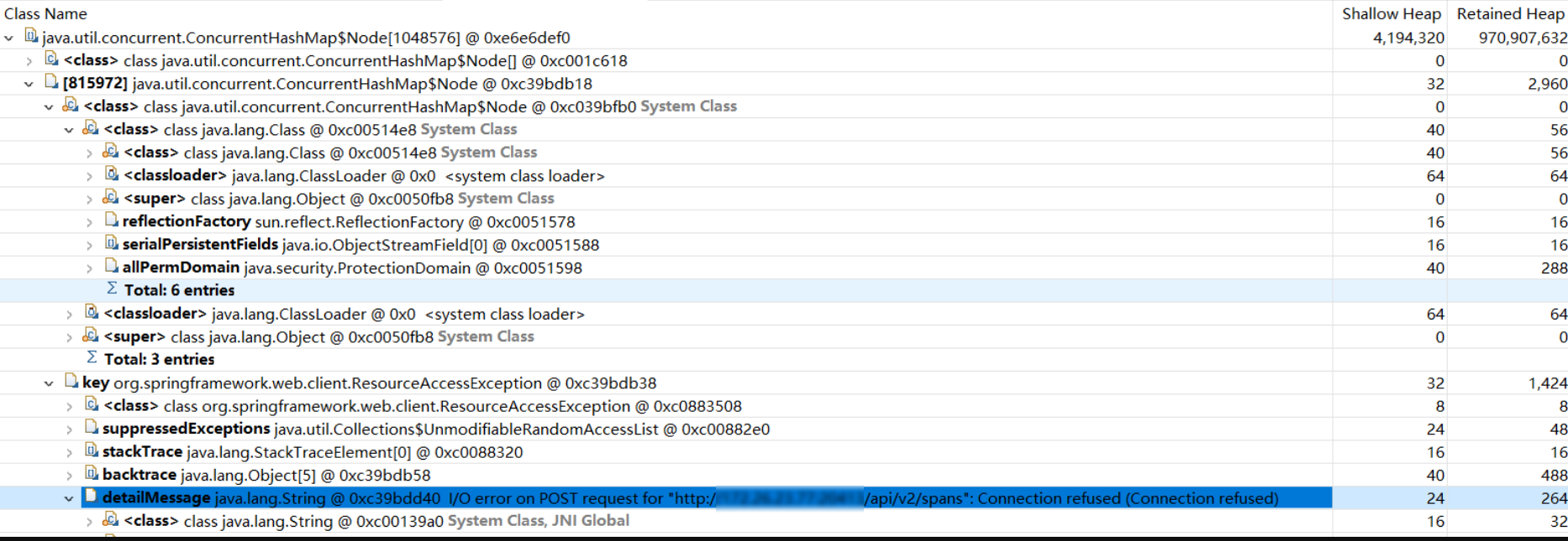 ⛽zipkin2.reporter.InMemoryReporterMetrics导致服务器CPU100%及应用OOM问题排查和解决_zipkin2.reporter ...