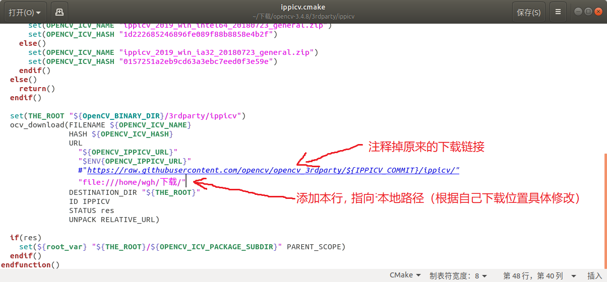 ubuntu18.04一次性完整安装opencv3.4.8和opencv_contrib（附cmake时难以下载的文件）_ubuntu18 编译opencv-3.4.16-CSDN博客