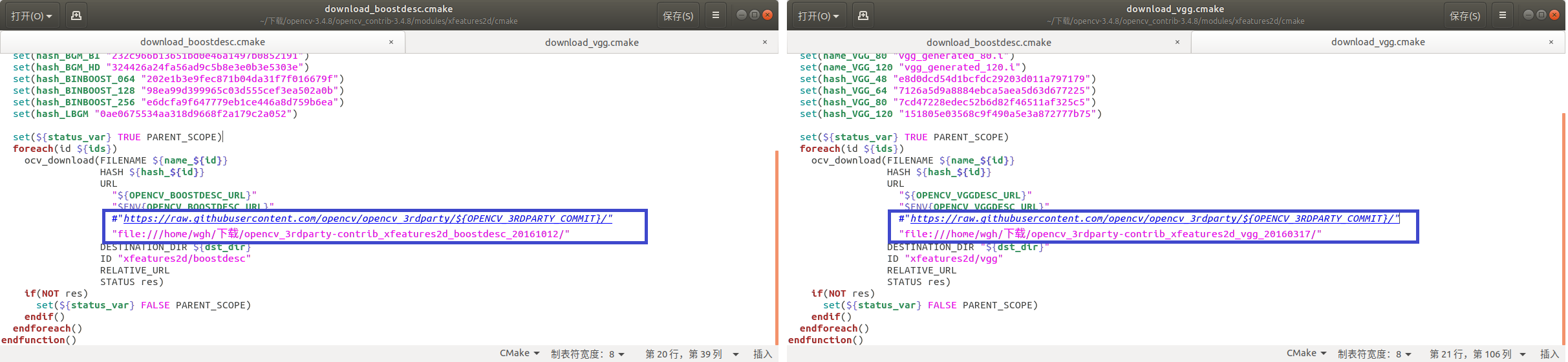 ubuntu18.04一次性完整安装opencv3.4.8和opencv_contrib（附cmake时难以下载的文件）_ubuntu18 编译opencv-3.4.16-CSDN博客