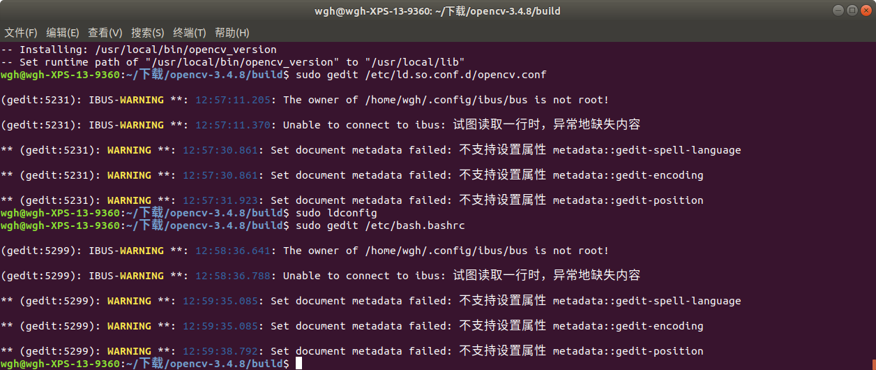 ubuntu18.04一次性完整安装opencv3.4.8和opencv_contrib（附cmake时难以下载的文件）_ubuntu18 编译opencv-3.4.16-CSDN博客