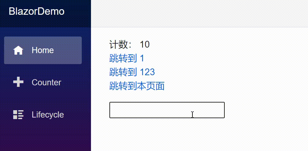Blazor-component life cycle - Programmer Sought