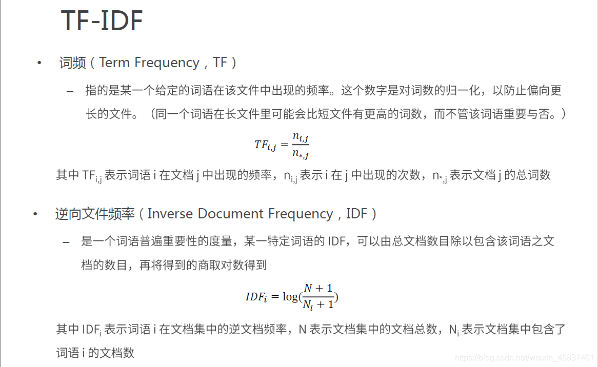 Tf Idf算法原理与示例python代码详解(python,推荐算法)tf Idf例子 Csdn博客