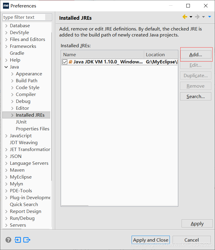 MyEclipse配置jdk_myeclipse6.5配置jdk-CSDN博客