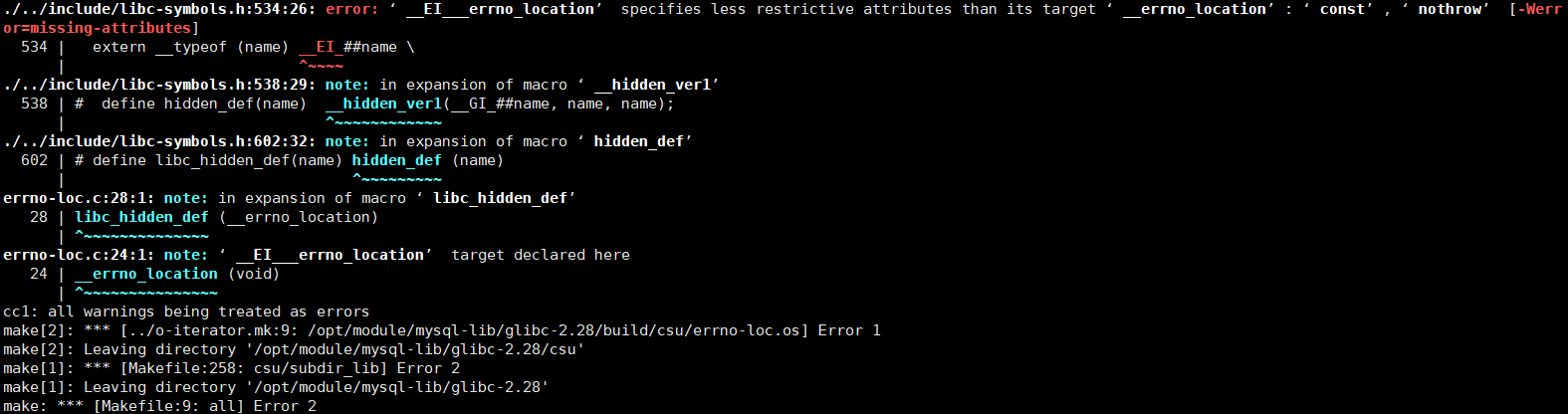 glibc 2.17升级2.28，gcc 4.8.5升级9.2.0，GNU Make 3.82 升级到4.2.1，安装bison_find ...
