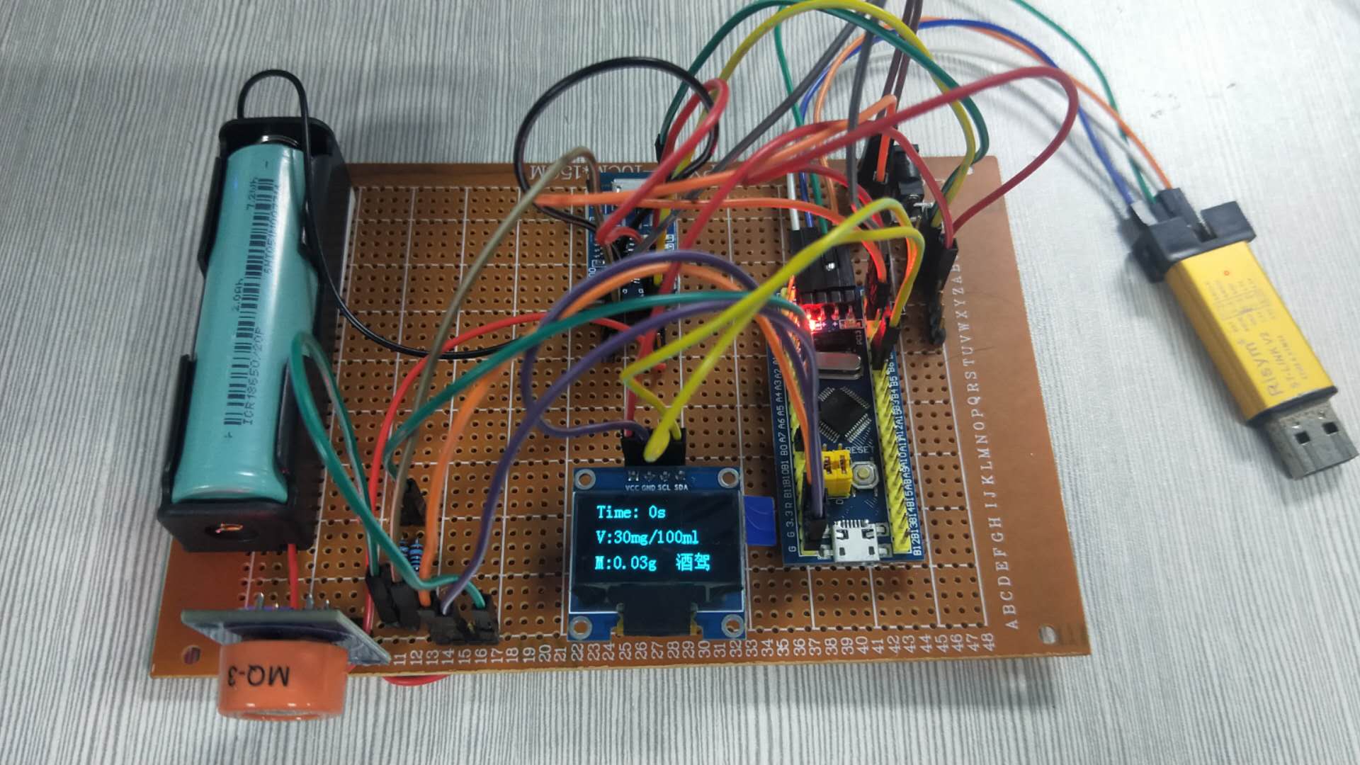 基于stm32酒精检测仪的设计 Csdn博客 