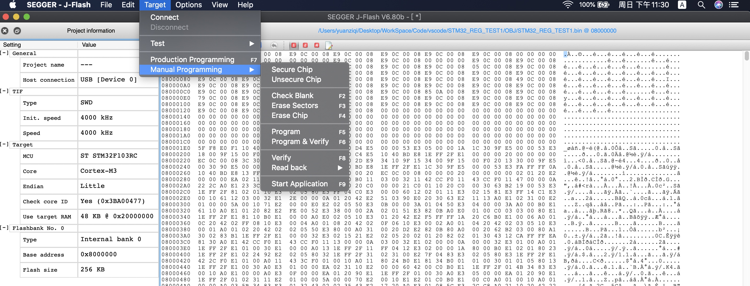 [STM32] Mac开发STM32之JLink常用方法_jflash mac-CSDN博客