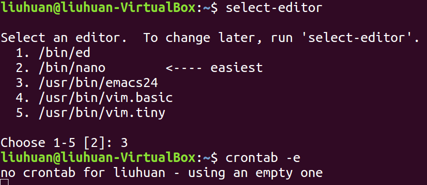 Ubuntu 下解决【no crontab for root - using an empty one】方法_no crontab for hjb - using an empty one ...