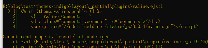 关于hexo使用gitalk一直报enable错的问题_cannot read properties of undefined (reading 'enab-CSDN博客