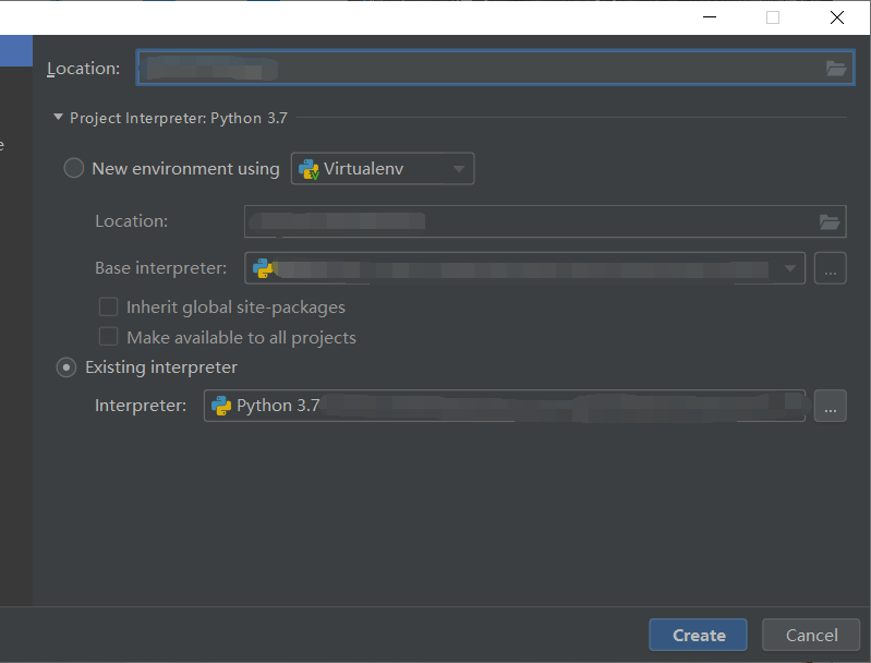 Pycharm创建工程时显示environment location directory is not empty_pycharm添加本地解释器环境位置目录非空-CSDN博客