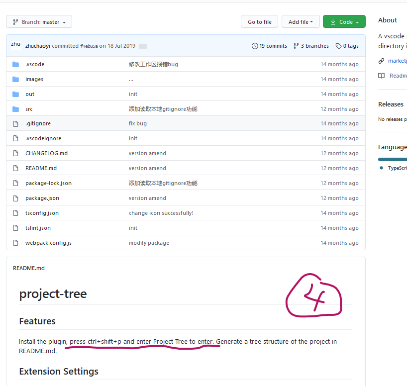 VSCode插件ProjectTree，输出项目树状图_project-tree-CSDN博客