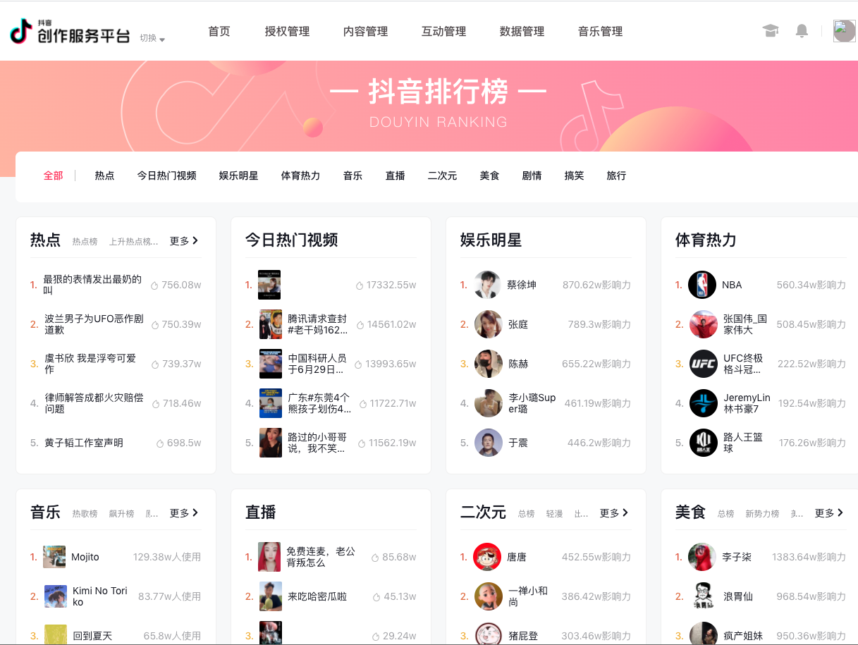 抖音综合榜单数据爬虫案例_抖音影视榜数据获取 python-CSDN博客