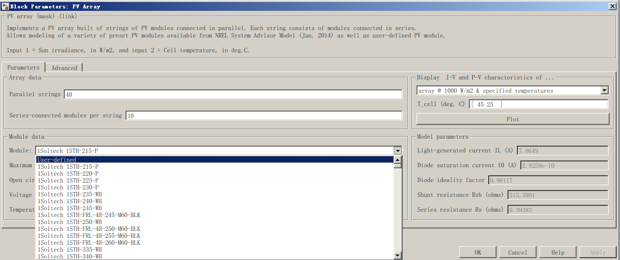 simulink中的PV模块_simulink中pv array模块用法-CSDN博客