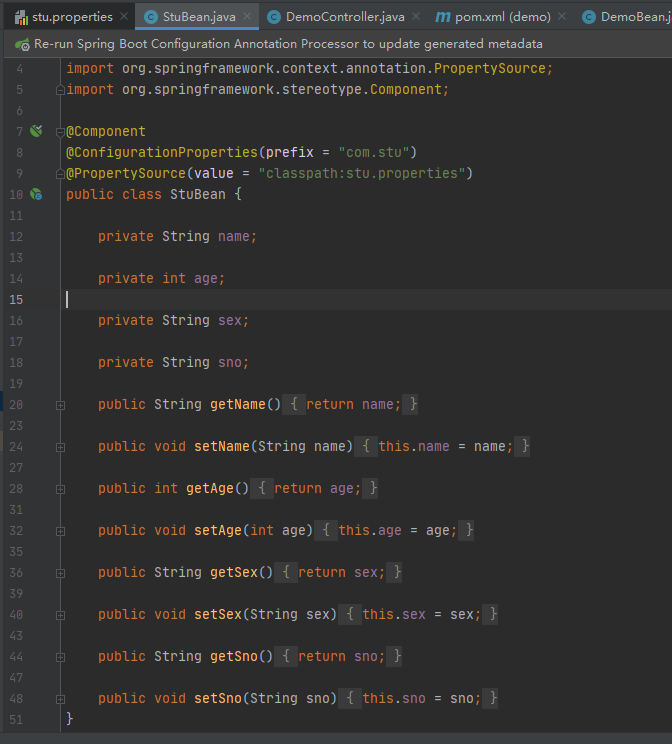 Spring Boot初学：实体类上用@configuration和@component的影响-CSDN博客