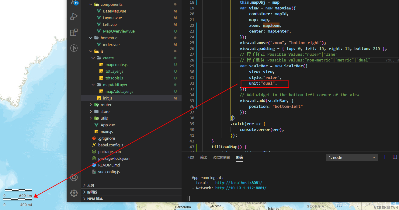 Arcgis Api 4 X 比例尺的添加 Arcgis Api For 4 X 展示比例尺 Csdn博客