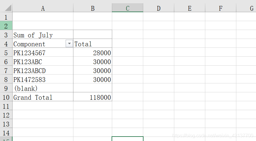 「excel技巧」excel中根据某列的值去汇总另外一列的值excel 公式 根据某列值汇总其他列信息 Csdn博客