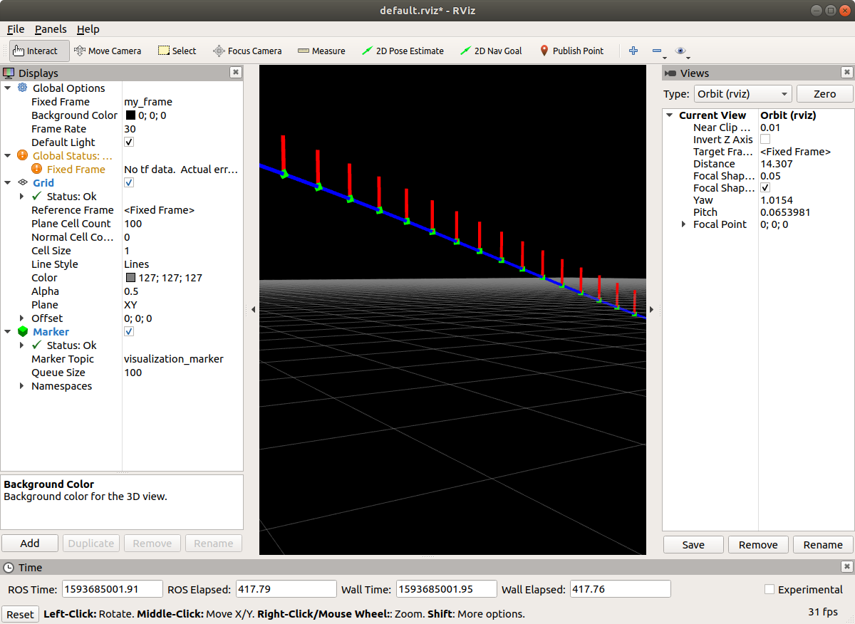 ROS学习笔记(十九)：Markers: Points and Lines (C++)_ros marker line-CSDN博客