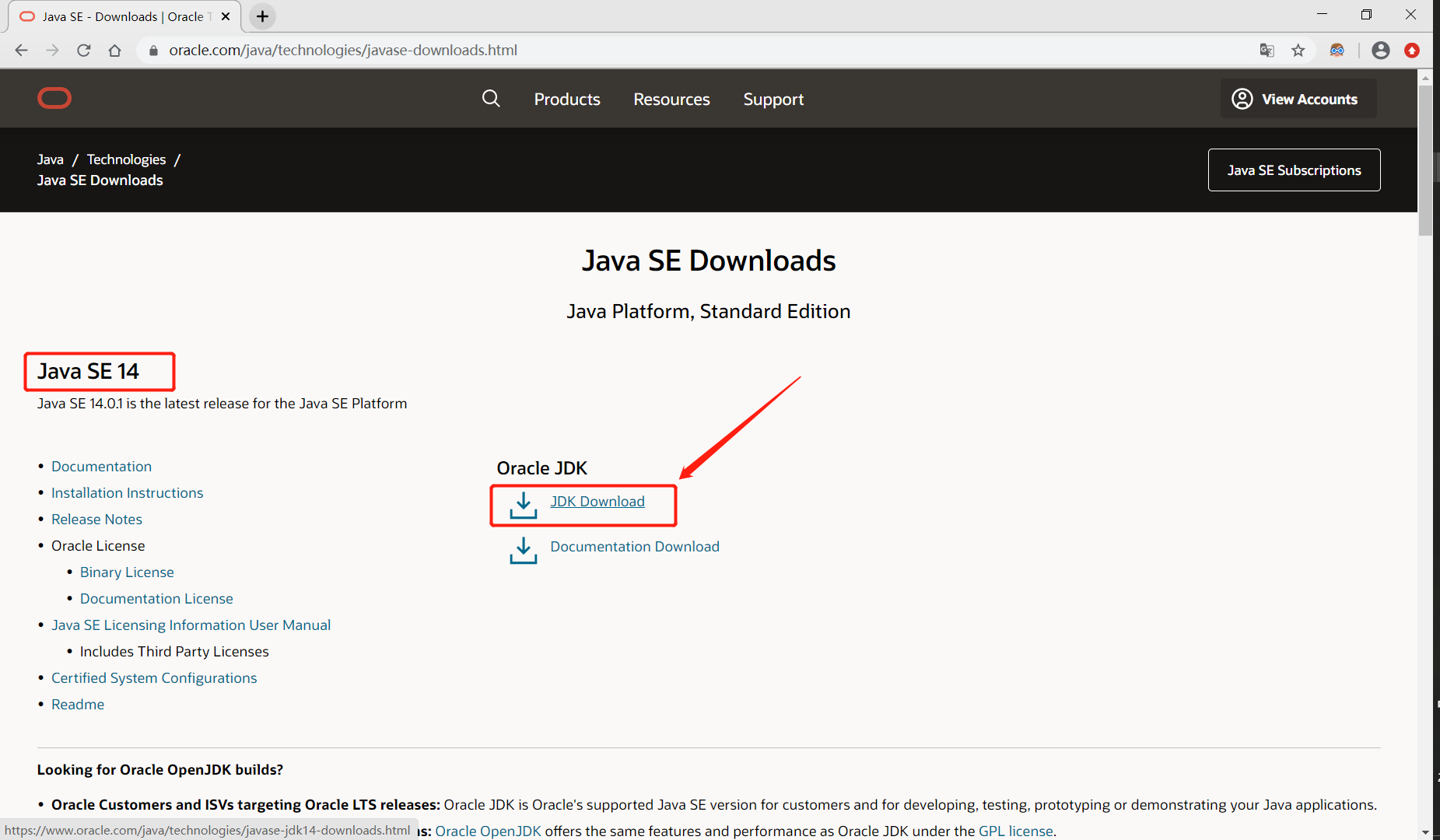 Oracle官网中下载JDK_oracle官网jdk下载-CSDN博客