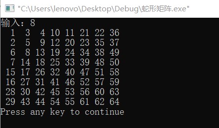 matlab Zigzag scanning（蛇形矩阵）_matlab将矩阵转为向量的时候,如何蛇形地读数-CSDN博客