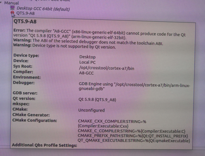 QT creator下配置交叉编译器错误及解决_qt5.3 交叉编译 define 警告-CSDN博客