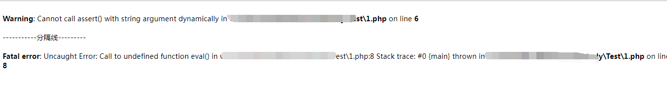 动态调用函数时的命令执行对于eval()和assert()的执行问题_cannot call assert() with string argument dynamica-CSDN博客