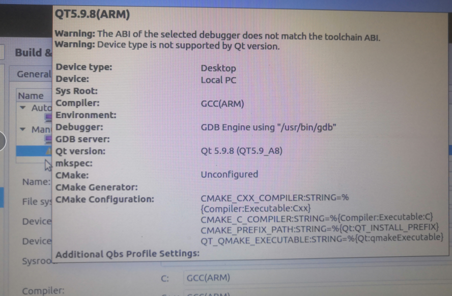 QT creator下配置交叉编译器错误及解决_qt5.3 交叉编译 define 警告-CSDN博客