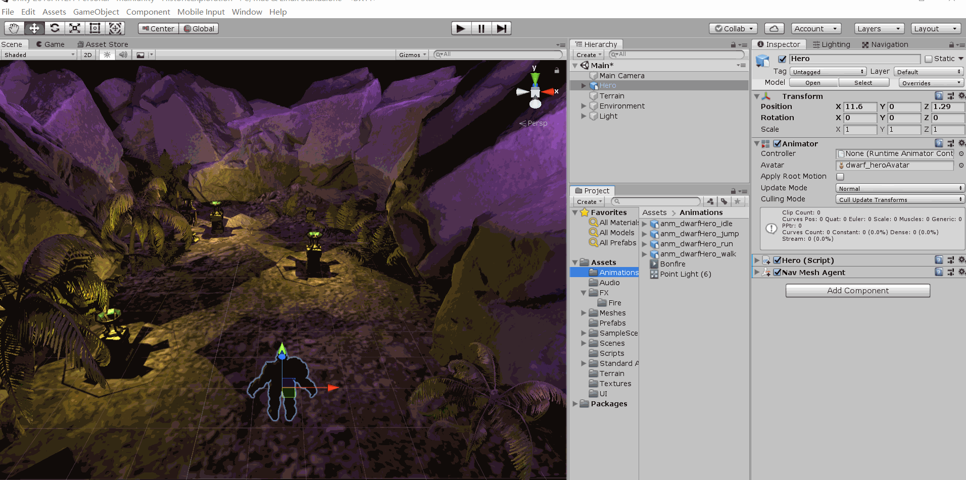 Unity的学习（三）：古迹探险_零基础入门unity - 古迹探险(unity2023)-CSDN博客