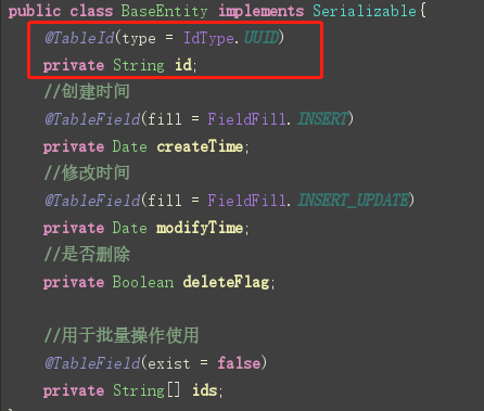 mybatis-plus插入数据时，关于id没有赋值，系统自动赋值，并报错Could not set property ‘id‘ of ‘***‘ with value_mybatis ...