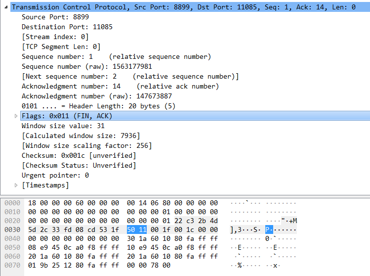 WireShark抓取TCP四次挥手报文实战_wireshark捕捉到的tcp四次挥手为什么是服务器先提出-CSDN博客