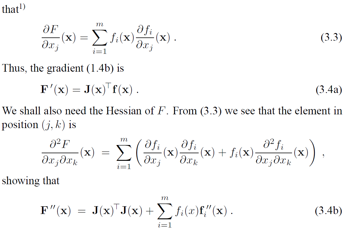 最小二乘非线性优化整理 （METHODS FOR NON-LINEAR LEAST SQUARES PROBLEMS）-CSDN博客