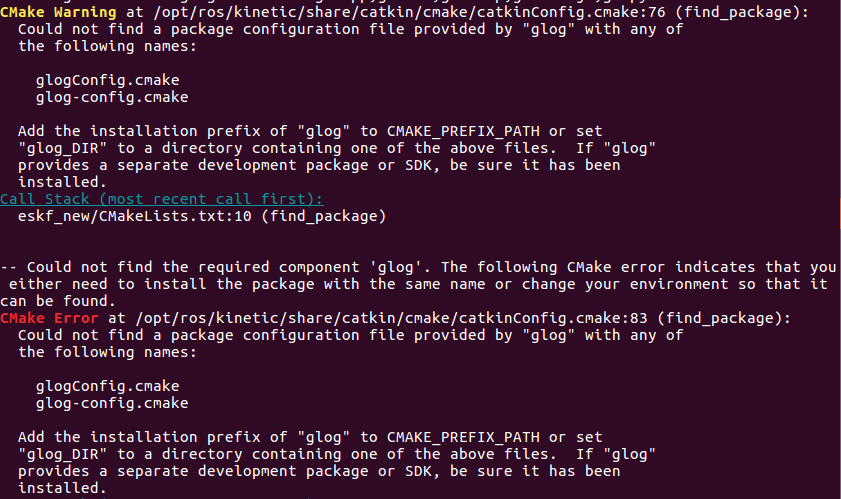 解决catkin_make找不到“glogConfig.cmake”和“glog-config.cmake”的问题-CSDN博客