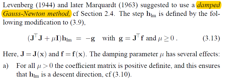最小二乘非线性优化整理 （METHODS FOR NON-LINEAR LEAST SQUARES PROBLEMS）-CSDN博客