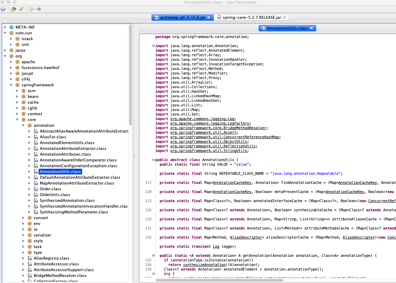 org.springframework.core.annotation.AnnotationUtils.isCandidateClass(Ljava/lang/Class；Ljava/lang ...