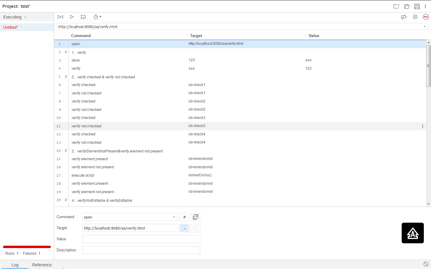 Selenium学习（十） selenium IDE命令之 verify系列详解_selenium verify title-CSDN博客